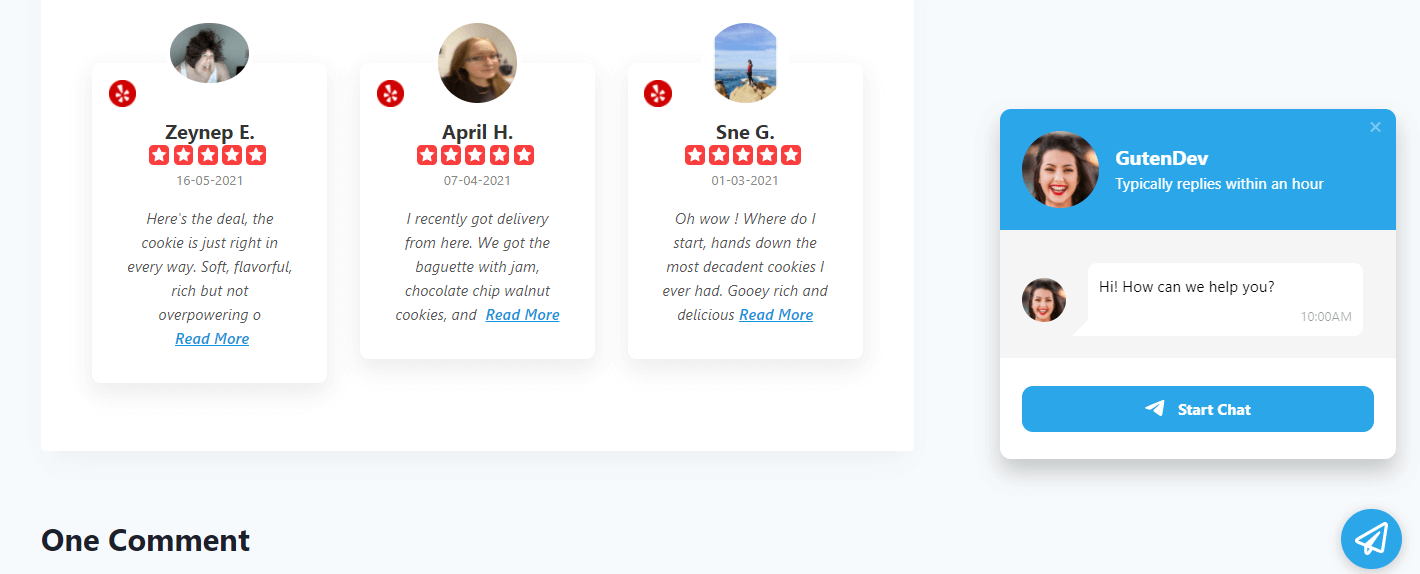 Telegram Chat Plugin Integration with WP Social Ninja