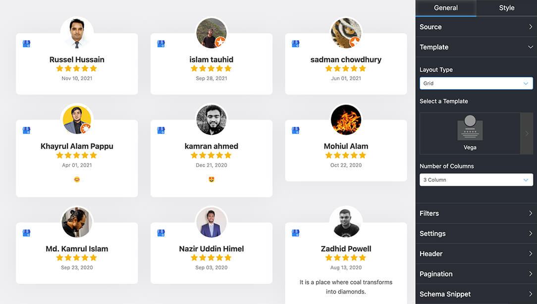Social Reviews By WP Social Ninja